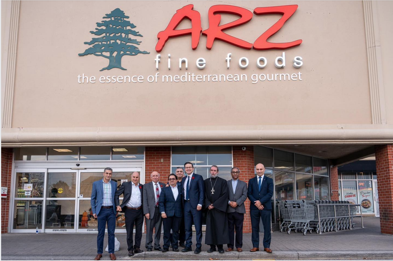 Pierre Poilievre Visit To Arz Store | Arz Fine Foods